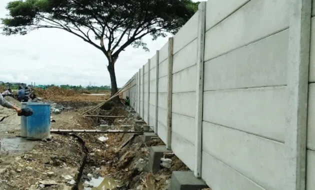 Pagar Panel Beton Polos | Bintang Beton